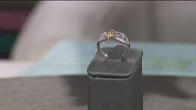 Michael Anthony Jewelry® 2-Tone "Faith" Ring with 10K Cross Charm ...